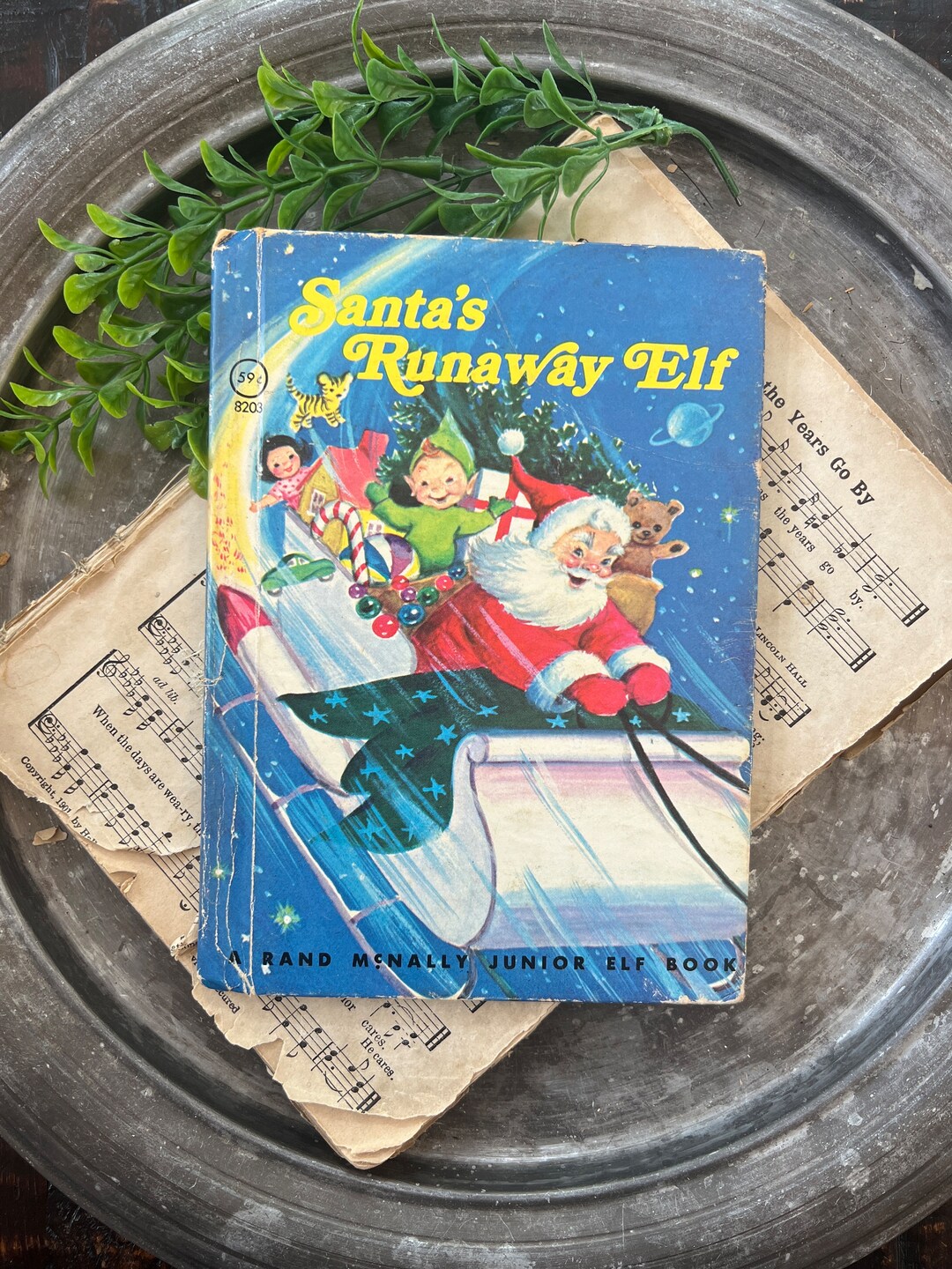 Vintage 1977 Santa’s Runaway Elf Rand Mcnally Junior Elf Book - Etsy
