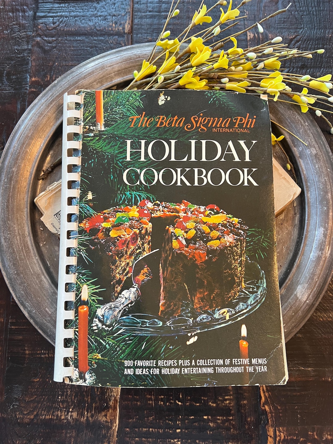 Vintage 1971 the Beta Sigma Phi International Holiday Recipe Cook Book ...