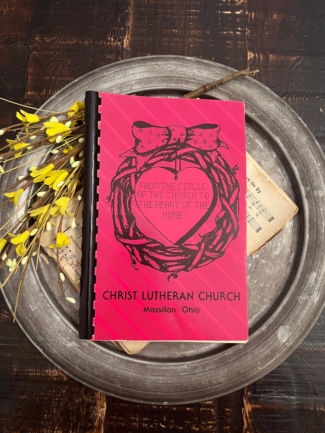 Vintage 1986 Christ Lutheran Church Recipe Cook Book - Etsy