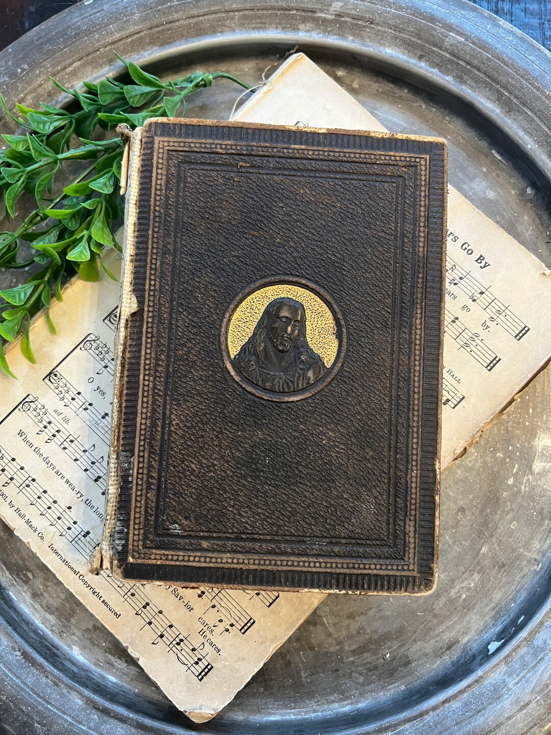 Antique 1919 Shabby German Prayer Book - Etsy