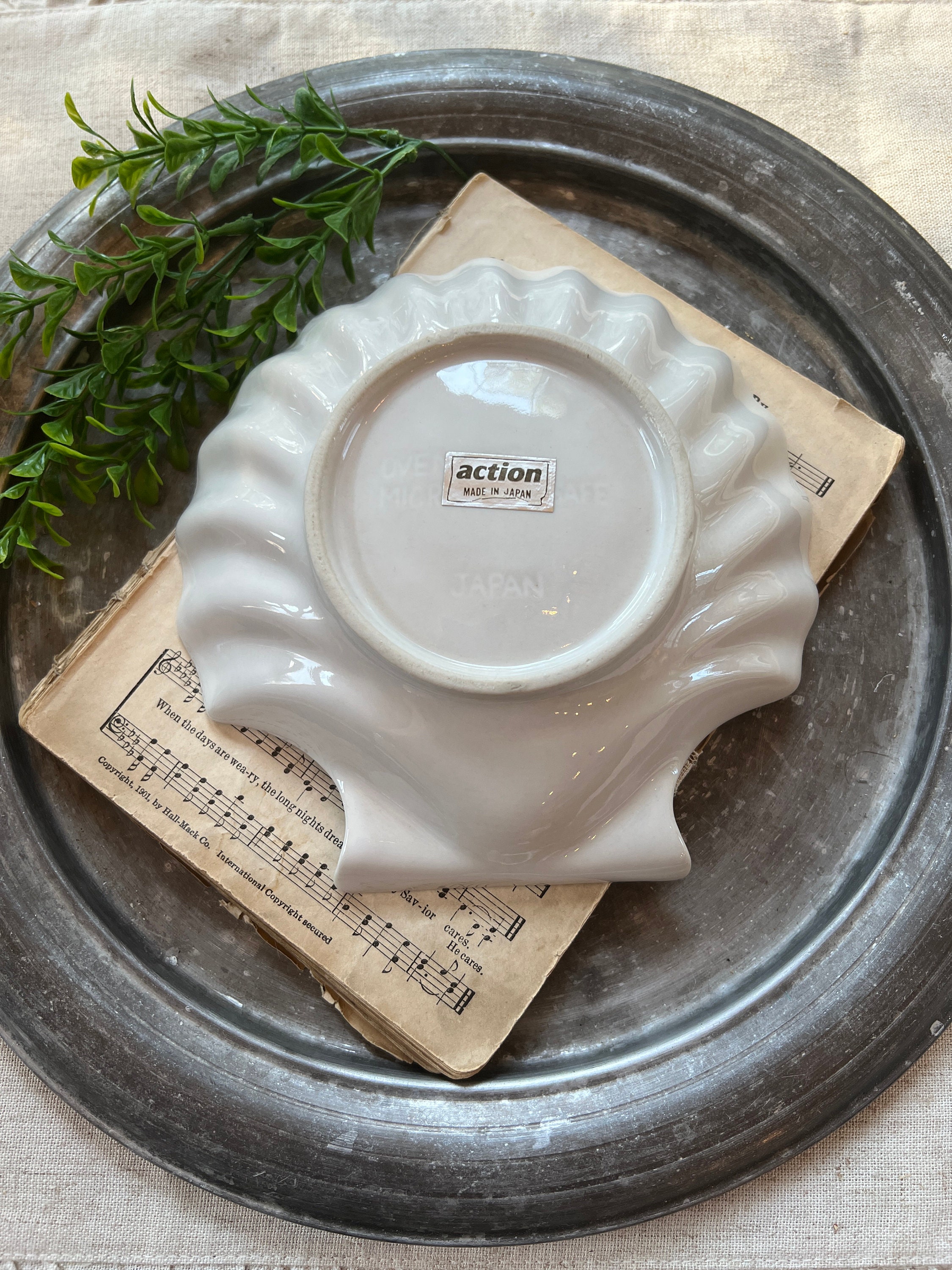 Vintage Ceramic Shell Tray Dishes Set of 3 - Etsy