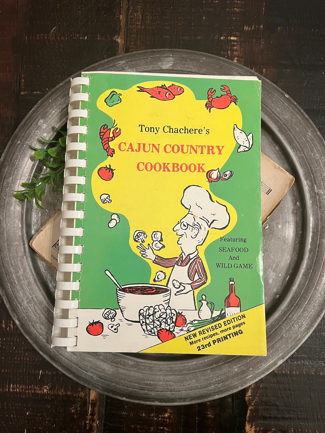 Vintage 1990 Tony Chachere’s Cajun Country Cookbook - Etsy