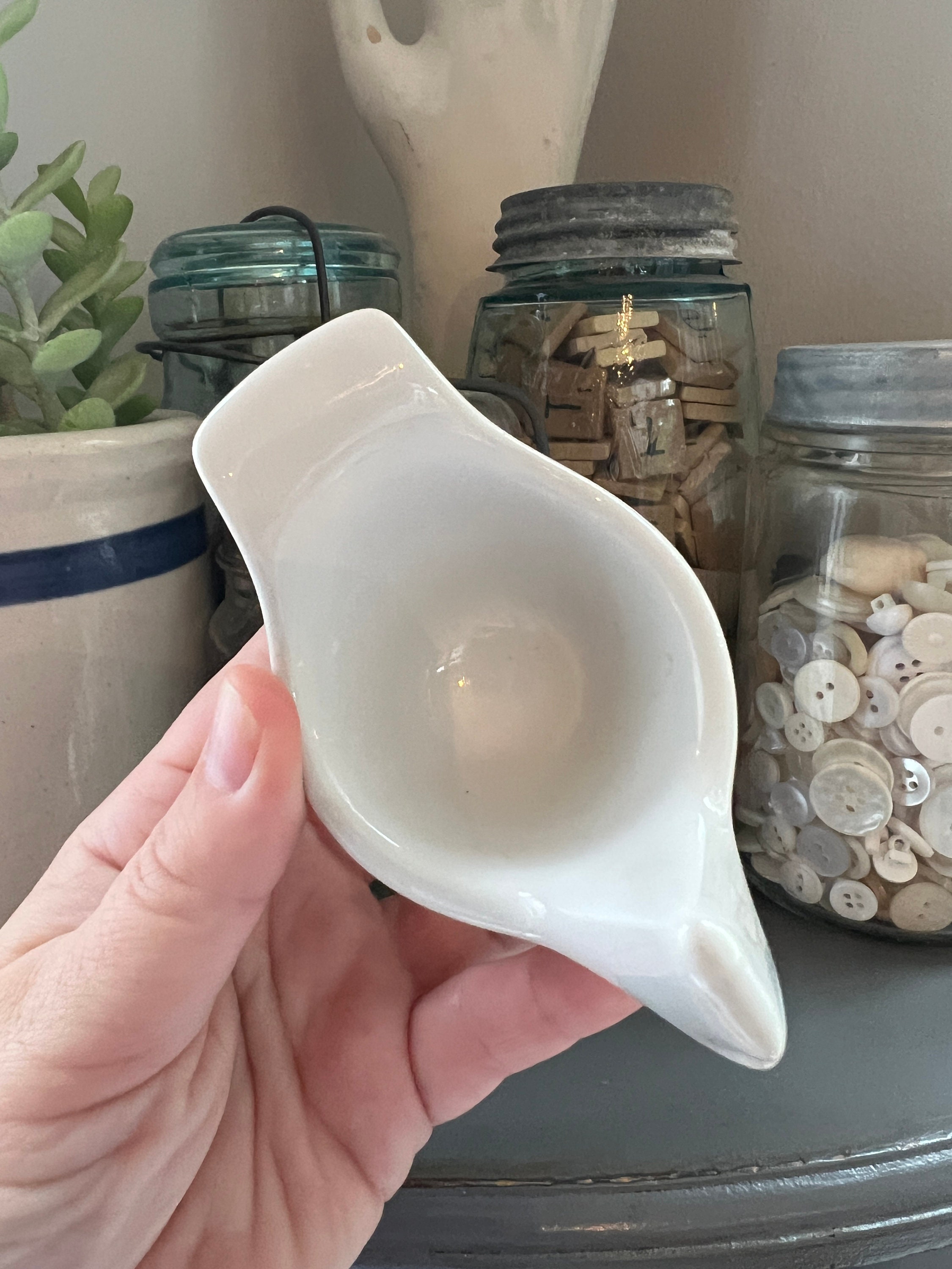 Modern Glazed White Chicken Hen Egg Cup - Etsy