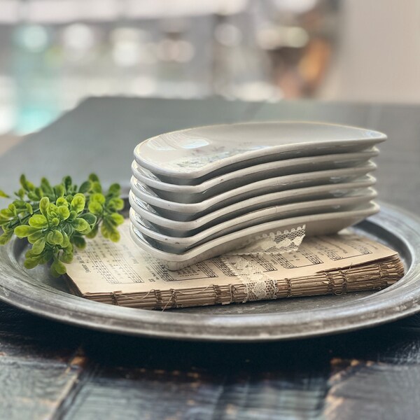 Antique Crescent Plates - Etsy