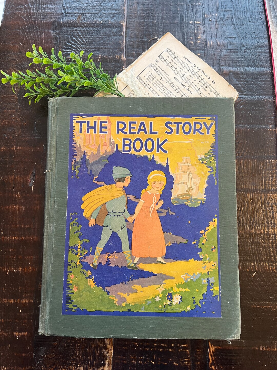 Vintage 1942 the Real Story Book Hardcover Book - Etsy