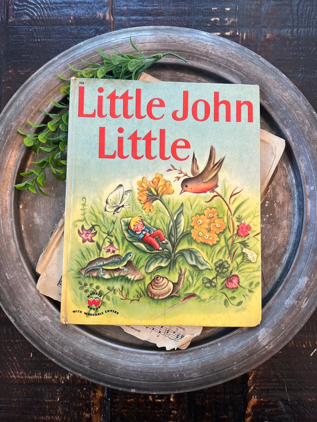 Vintage 1951 Little John Little Wonder Book - Etsy