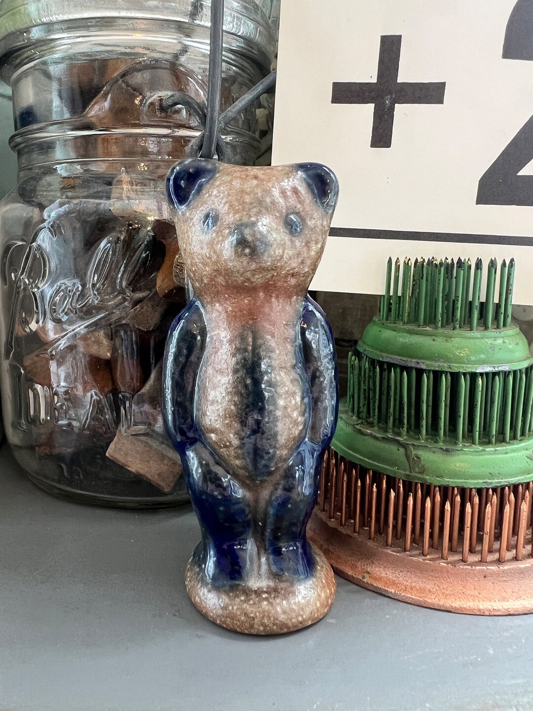 Vintage Beaumont Brothers Pottery Bear Figurine - Etsy