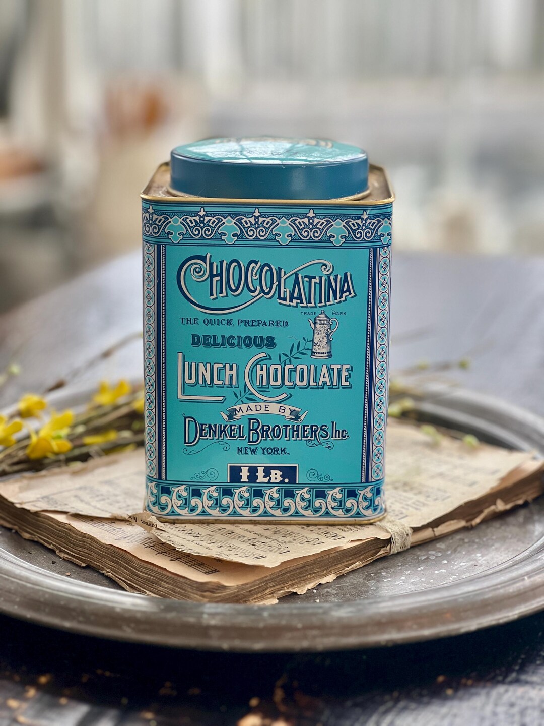 Vintage Denkel Brother's Chocolate Tin - Etsy