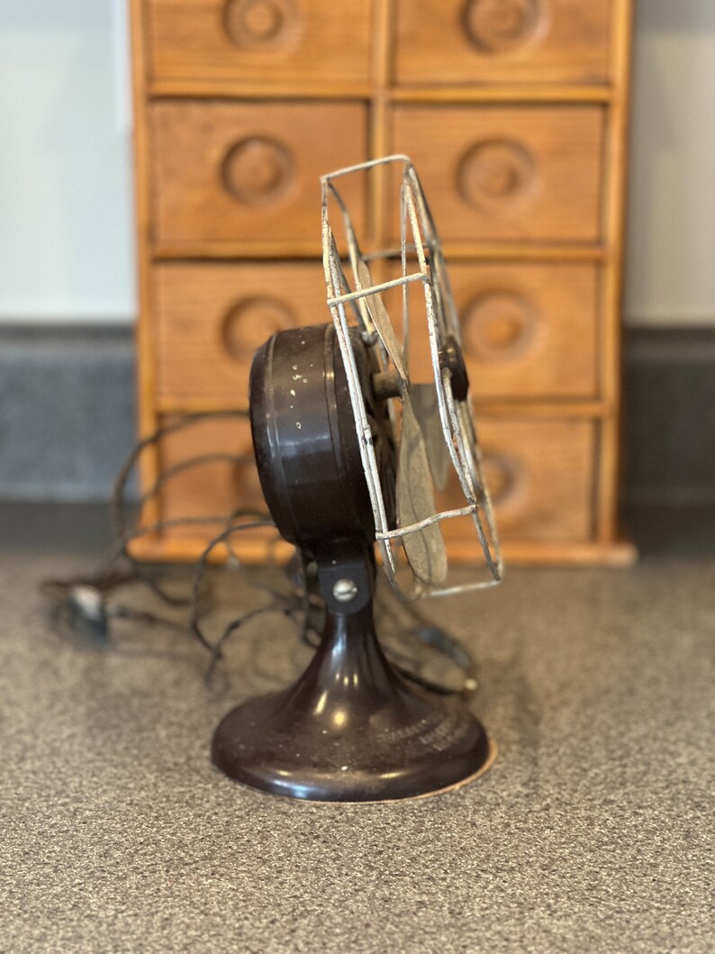 Antique 1920s Barcol Barber Colman Electric Table Cage Fan - Etsy