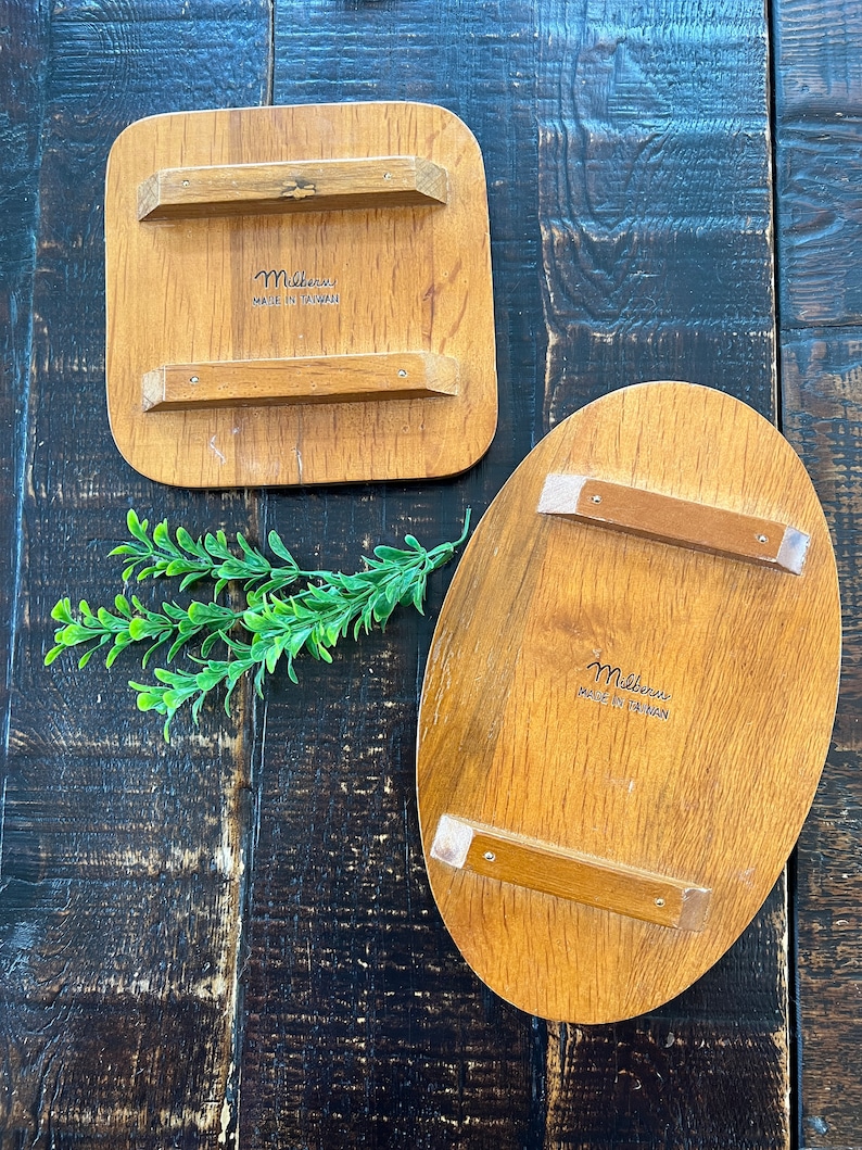 Set of 2 Vintage Wooden Milbern Eagle Trivets - Etsy