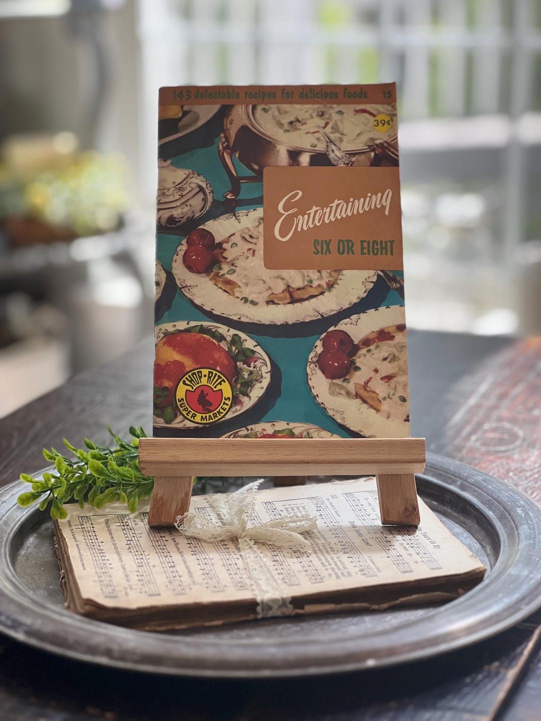 Vintage Entertaining Six or Eight Recipe Cook Book - Etsy