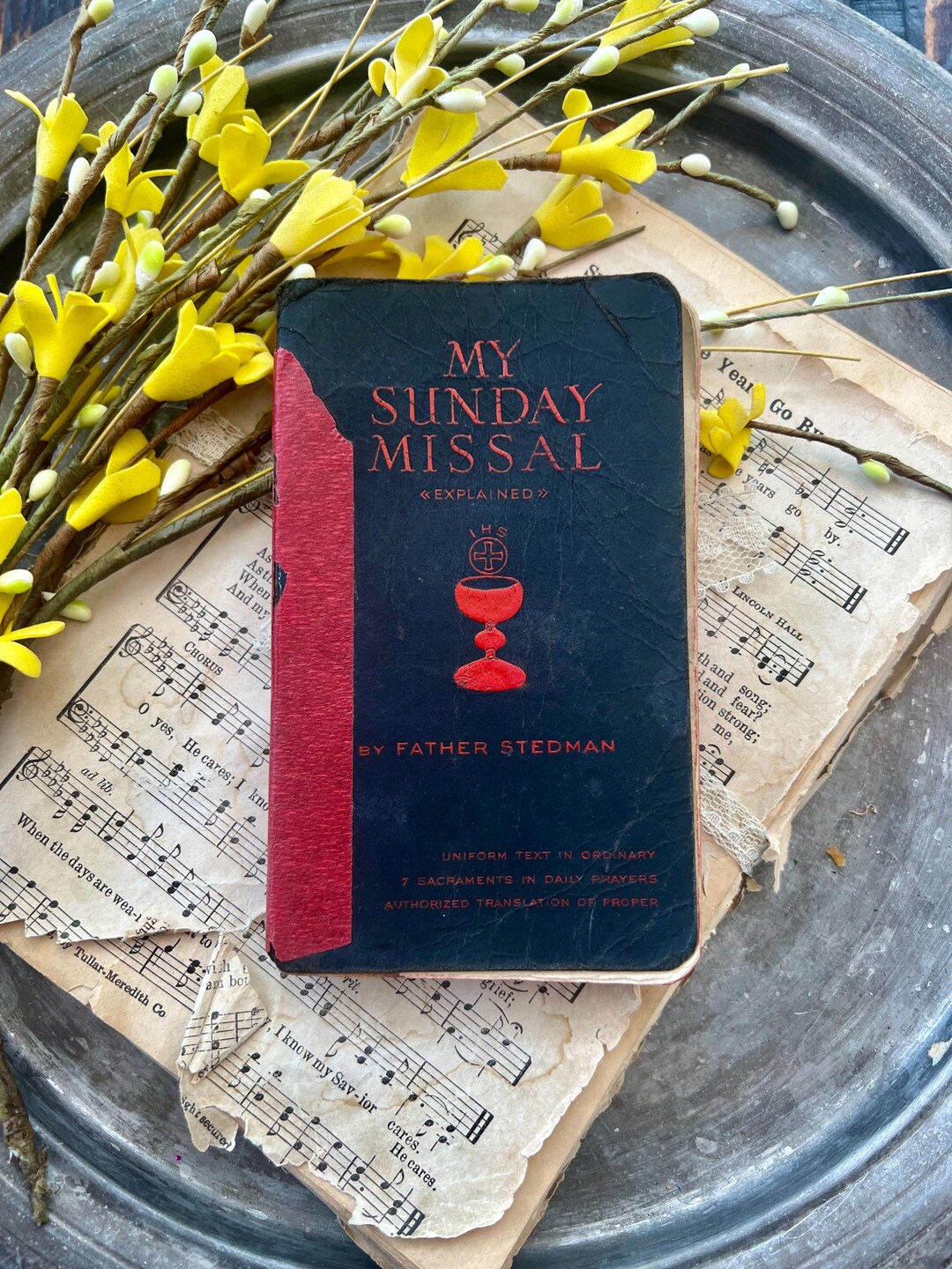 Vintage 1961 My Sunday Missal Explained by Father Stedman Book - Etsy