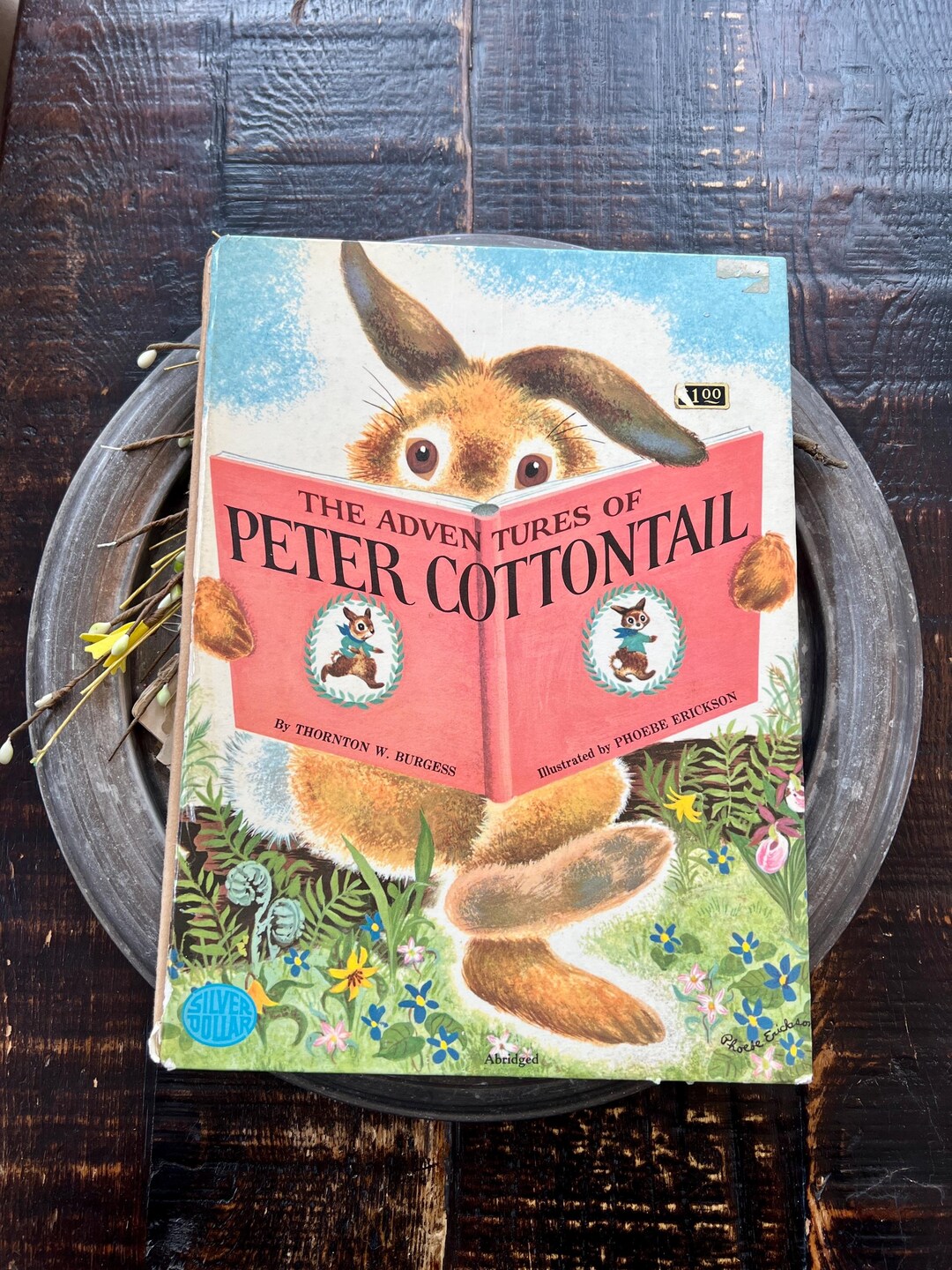 1958 the Adventures of Peter Cottontail Hardcover Book by Thornton W ...