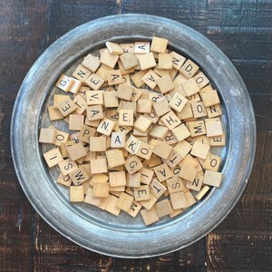 Vintage Scrabble Letter Tiles Farmhouse Decor Lot of 200 Tiles - Etsy
