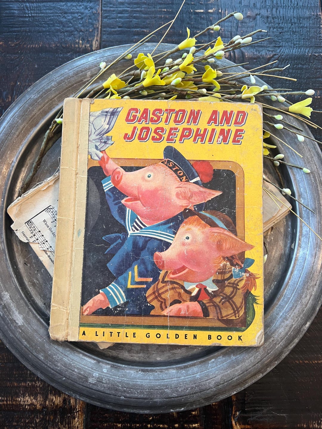 Rare Vintage 1949 Gaston and Josephine Little Golden Book - Etsy
