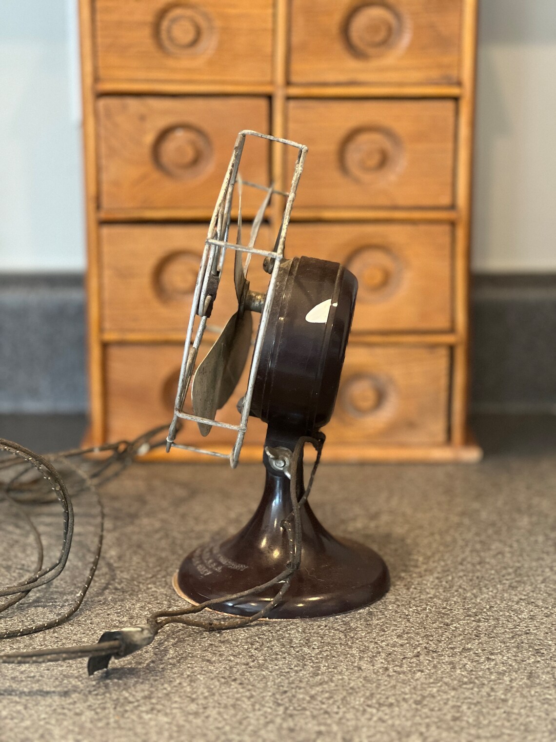 Antique 1920s Barcol Barber Colman Electric Table Cage Fan - Etsy