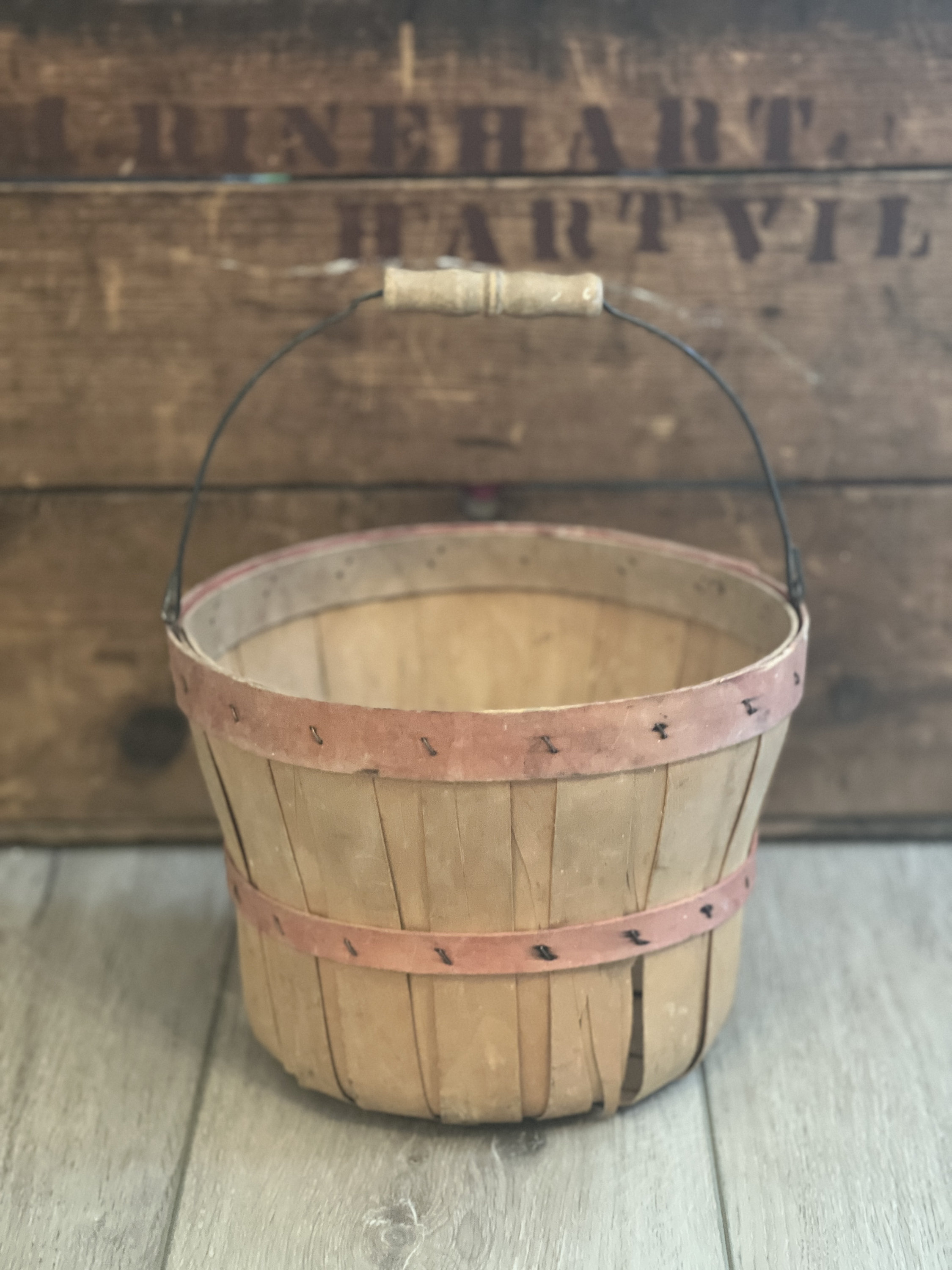Small Vintage Farmhouse Bushel Fruit Basket - Etsy