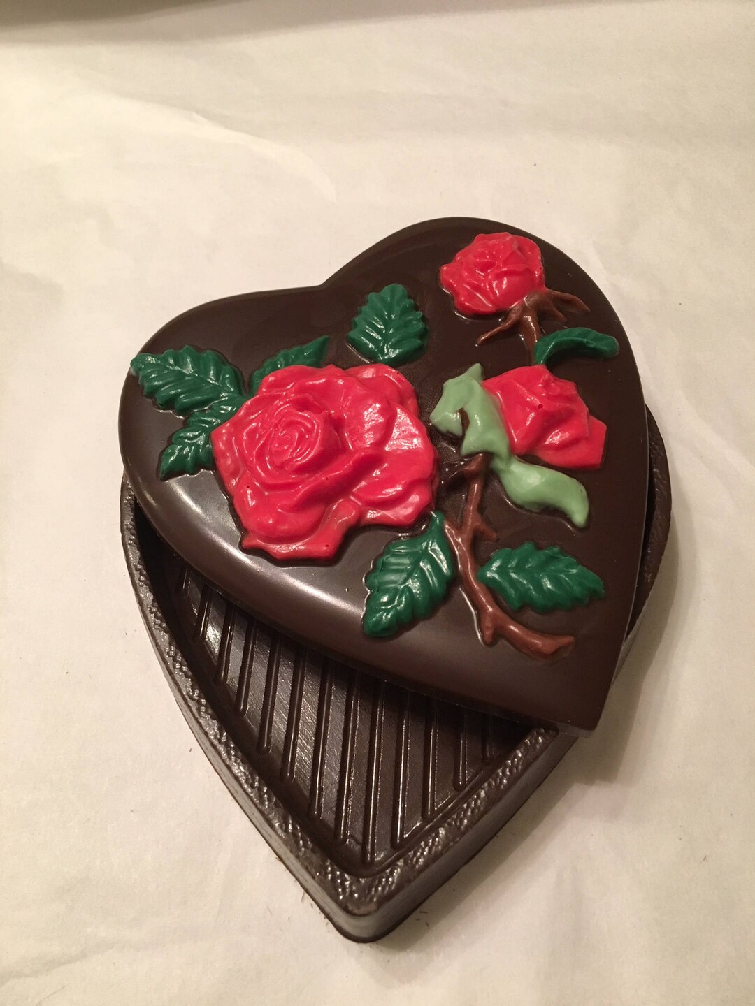 Rose Chocolate Pour Box - Etsy
