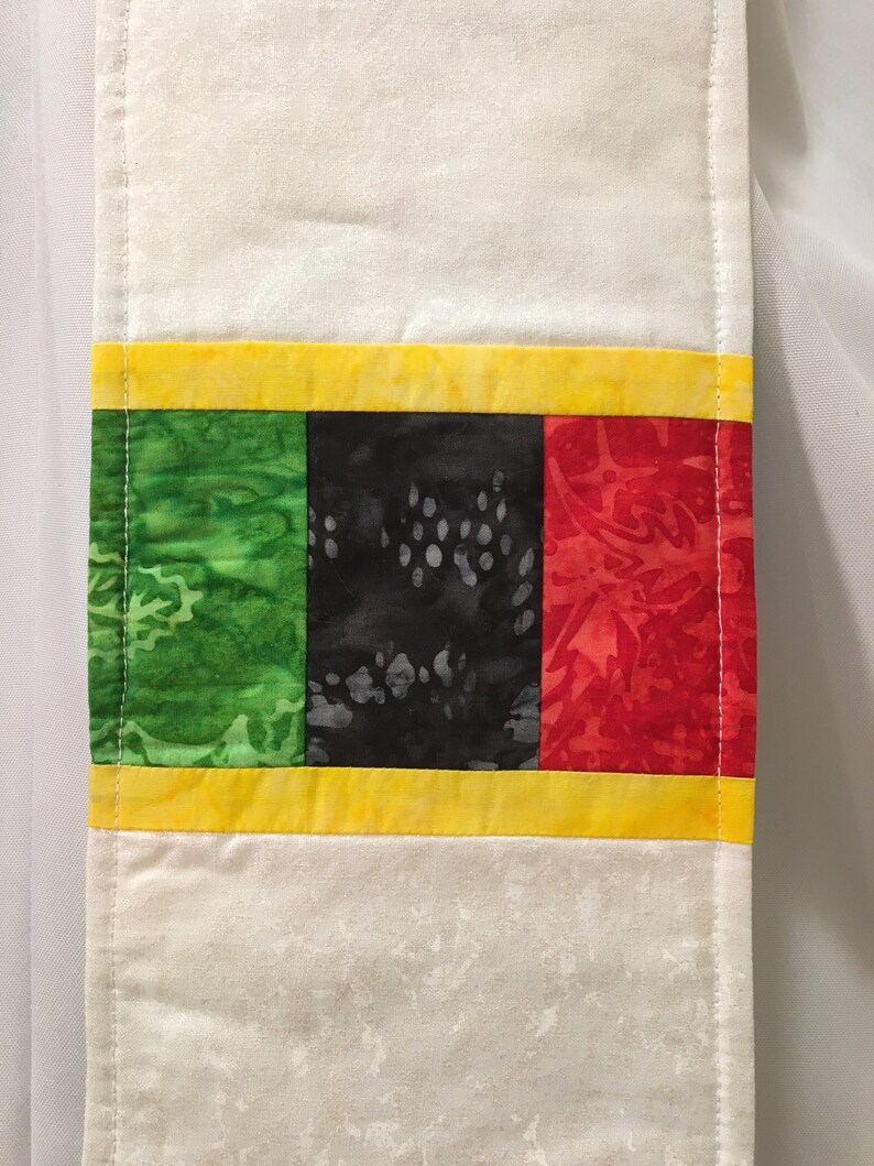 Rainbow, BLM, Reversible Clergy Stole, Matching Reversible Mask ...