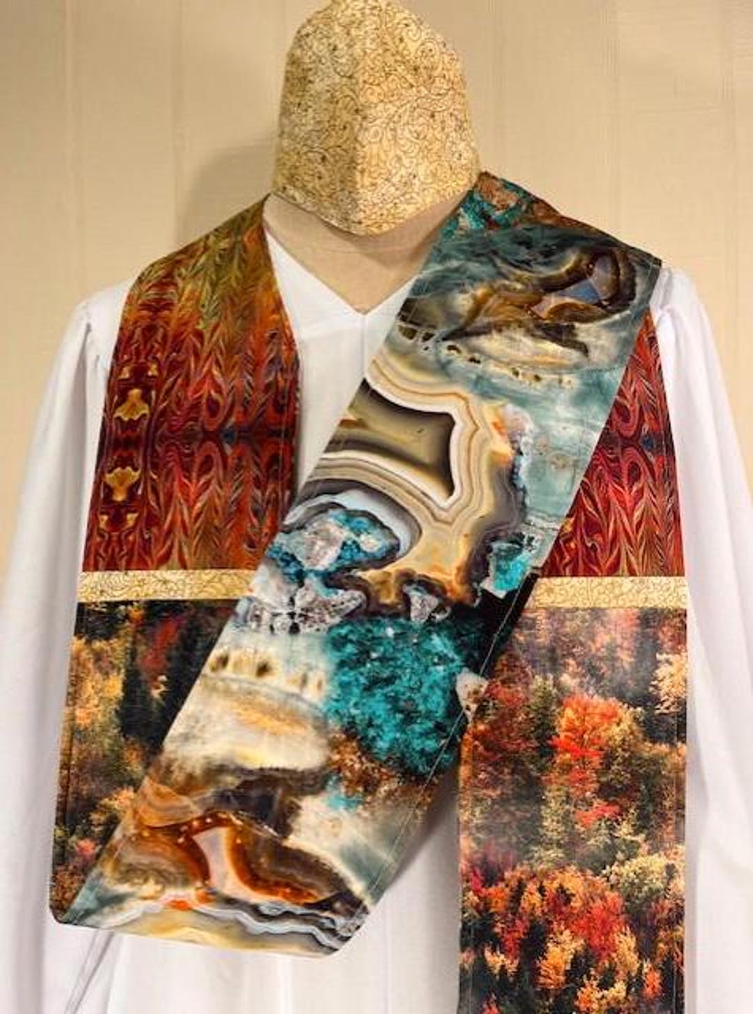 Leaf Peepers Clergy Stole, Mother Nature, Autumn Stole, Fall Colors ...
