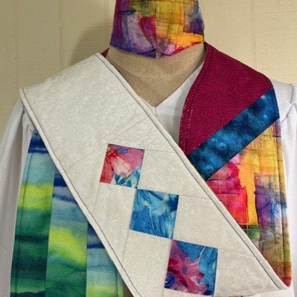 Rainbow Clergy Stole - Etsy