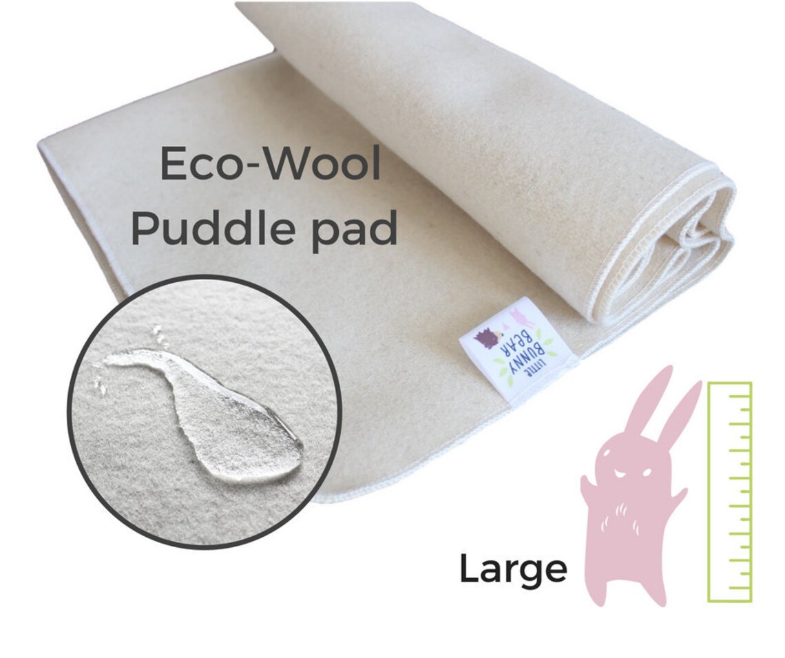 Large Wool Puddle Pad Mattress Protector for Bed Floor for - Etsy