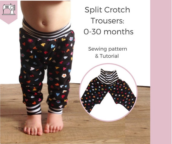 Instant Download PDF Sewing Pattern DIY Baby Split Pants | Etsy Australia
