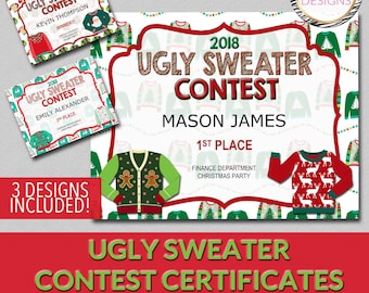 Ugly sweater awards | Etsy