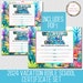 2024 VBS Certificate, Scuba Theme, Vacation Bible School, Instant ...