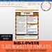 Halloween Newsletter Templates, 5 Designs Included, Teacher Newsletter ...