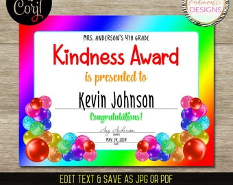 2024 Cookie Sales Certificate 8.5x11 Corjl Self-edit Template Save as ...