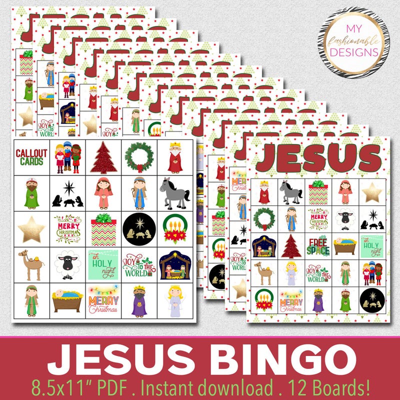 Nativity Bingo - Etsy