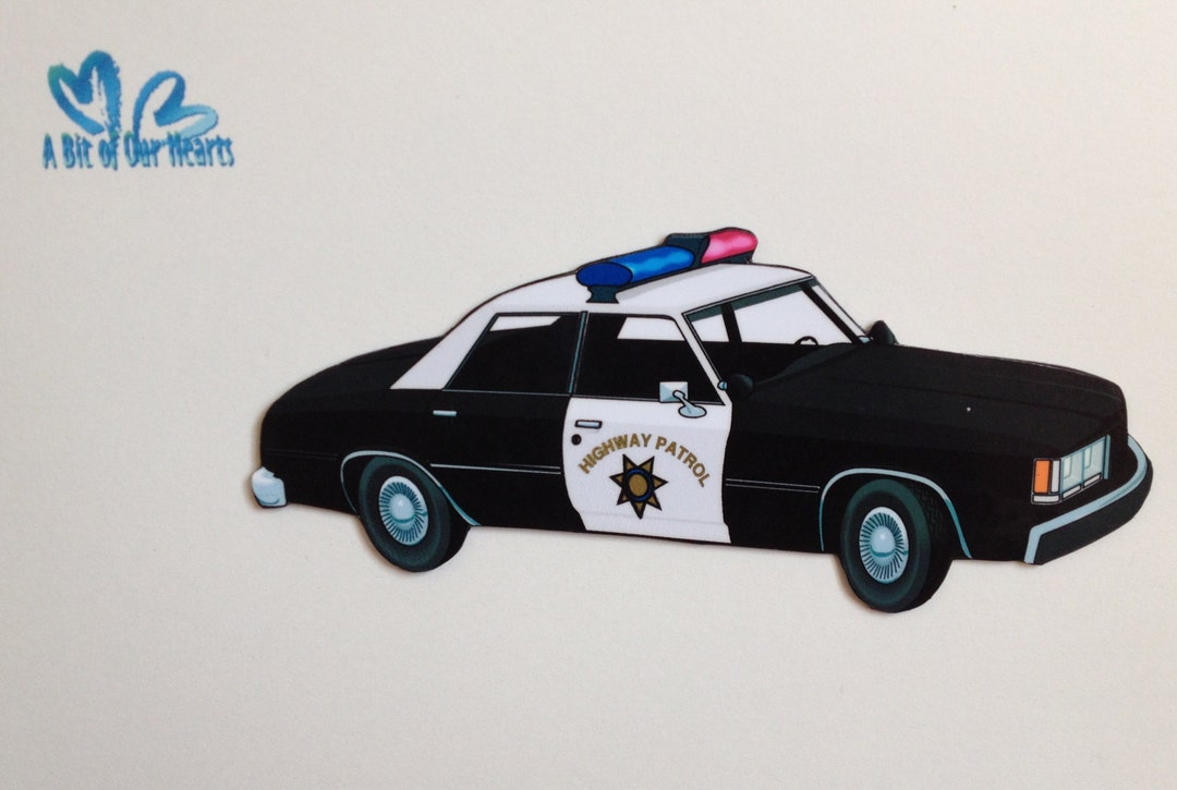 Police Car Magnet - Etsy