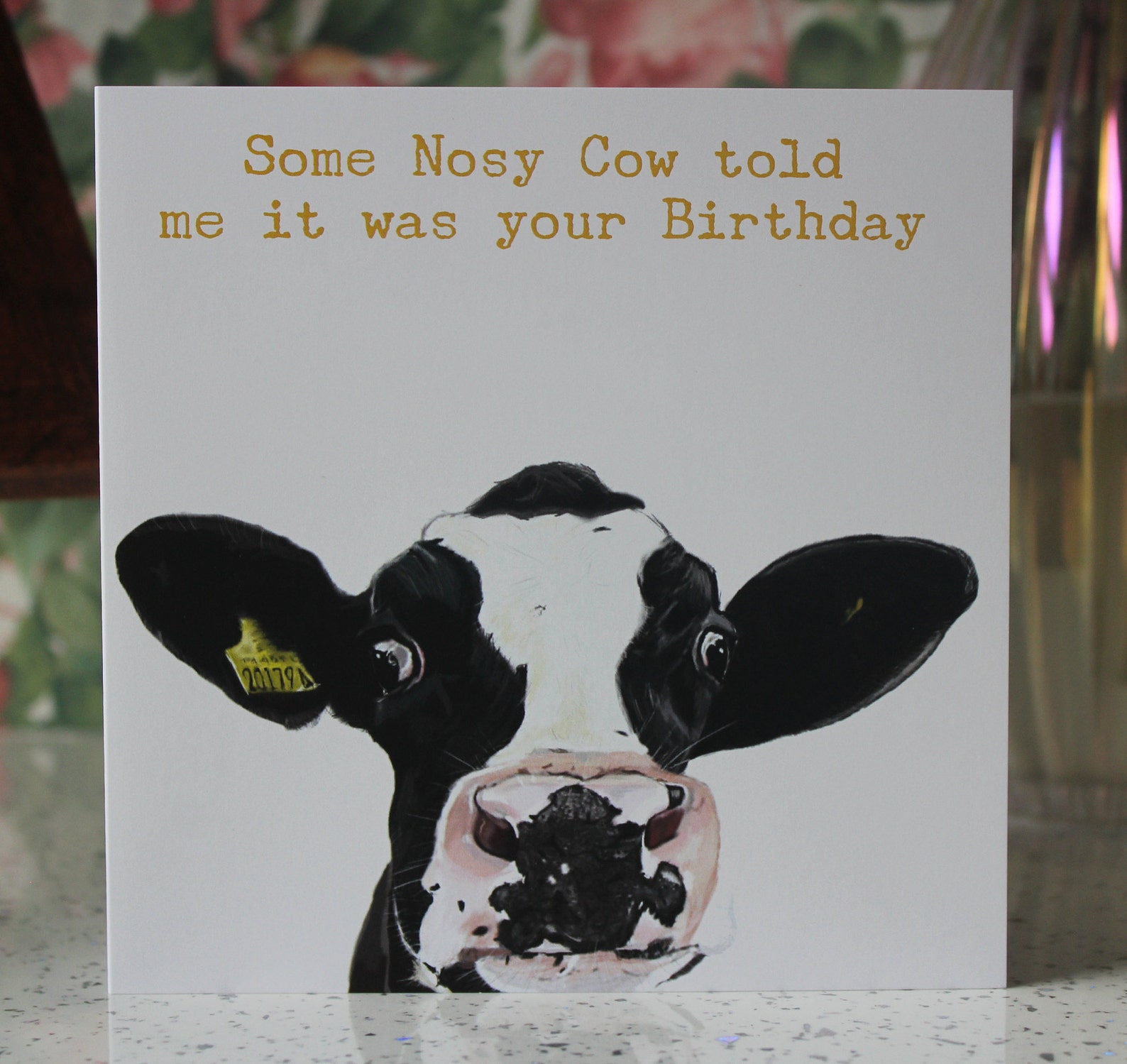 Funny Cow Birthday Card: Farm Animal Humor - Etsy