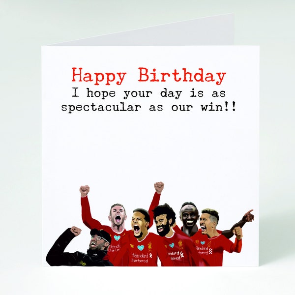 Dad Birthday Card Liverpool - Etsy UK