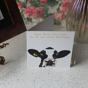 Farming Birthday Card Funny Birthday Cards Farm Animal Card Eco ...