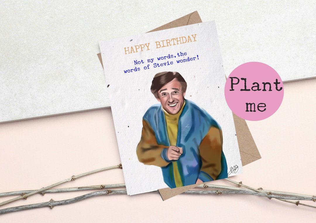 PLANTABLE Funny Alan Partridge Birthday Seed Cards-eco Friendly ...