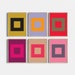 Set of 6 Contemporary Art Prints, Colorful Squares, Printable Wall Art ...