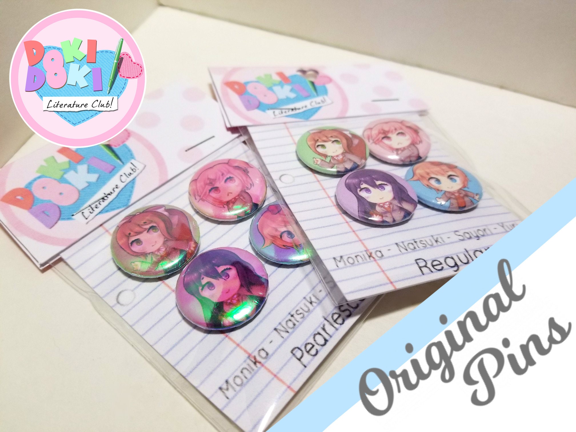 Doki Doki Literature Club Original 1 25mm & | Etsy