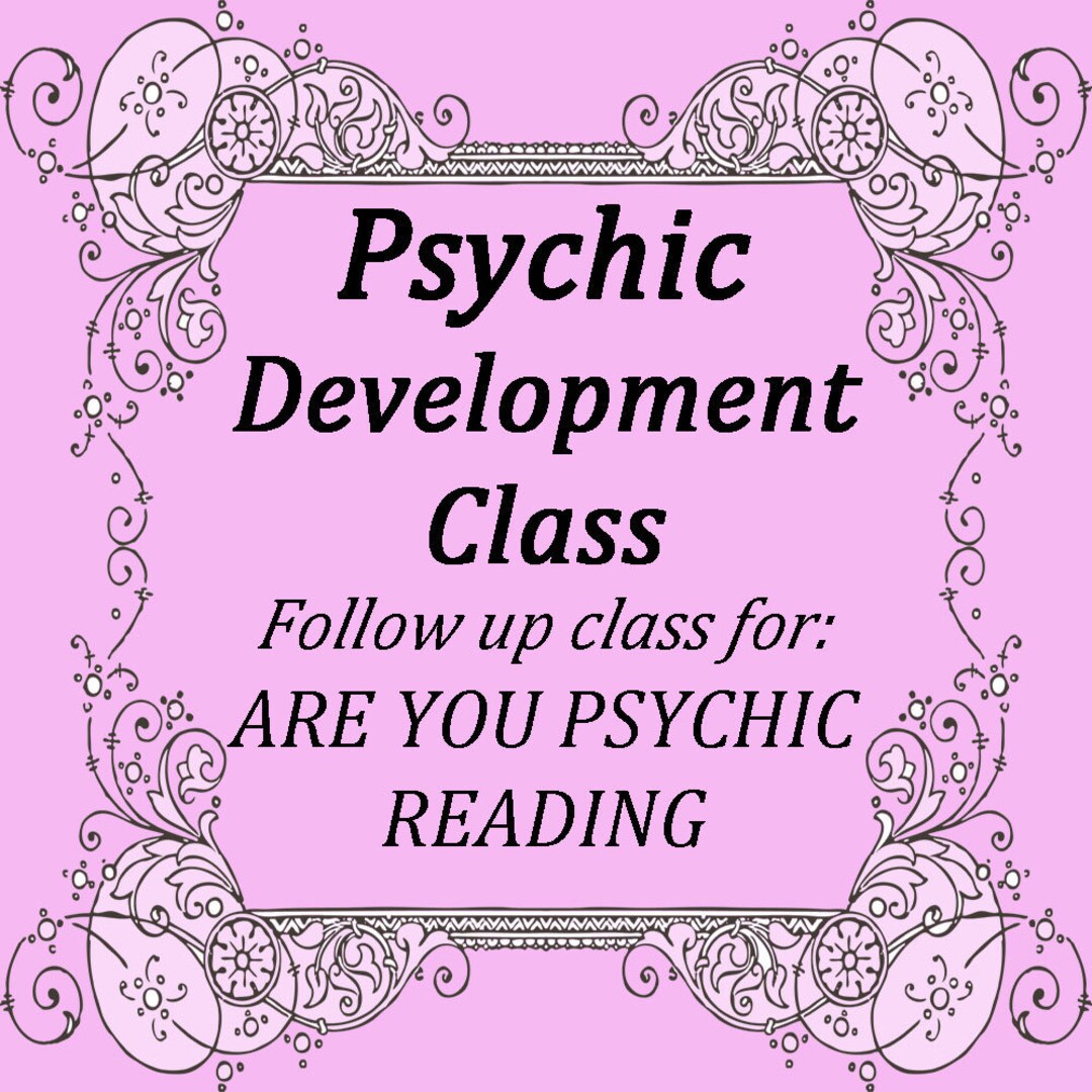 Psychic Development Class Personalized Are You Psychic Lynn Kinman ...