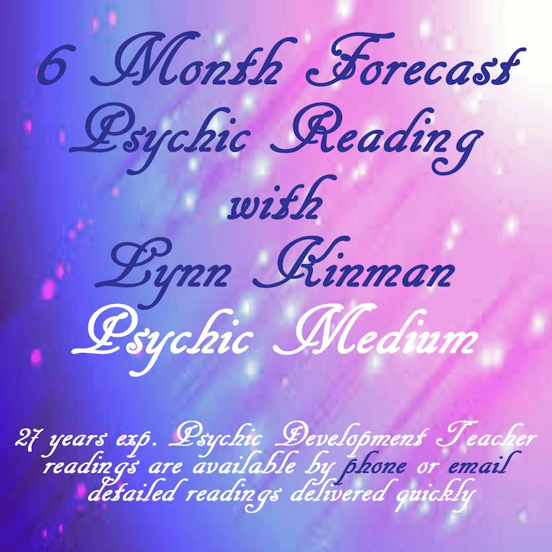 Psychic Reading 30 Minute Psychic Medium Readings With Lynn Kinman ...
