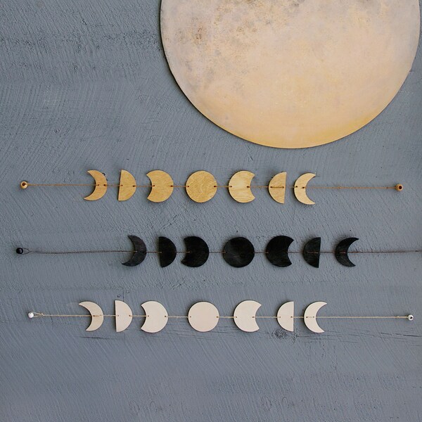Moon Phase Wall Hanging - Etsy