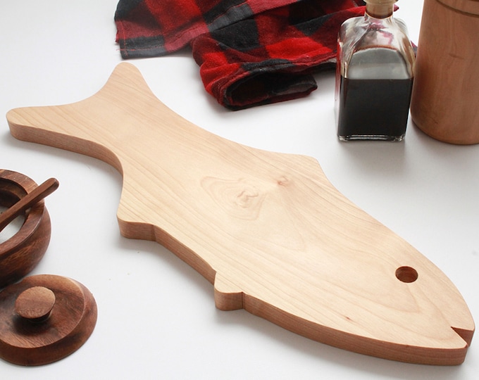 Fish Shaped Cutting and Serving Board Fish Charcuterie Board - Etsy