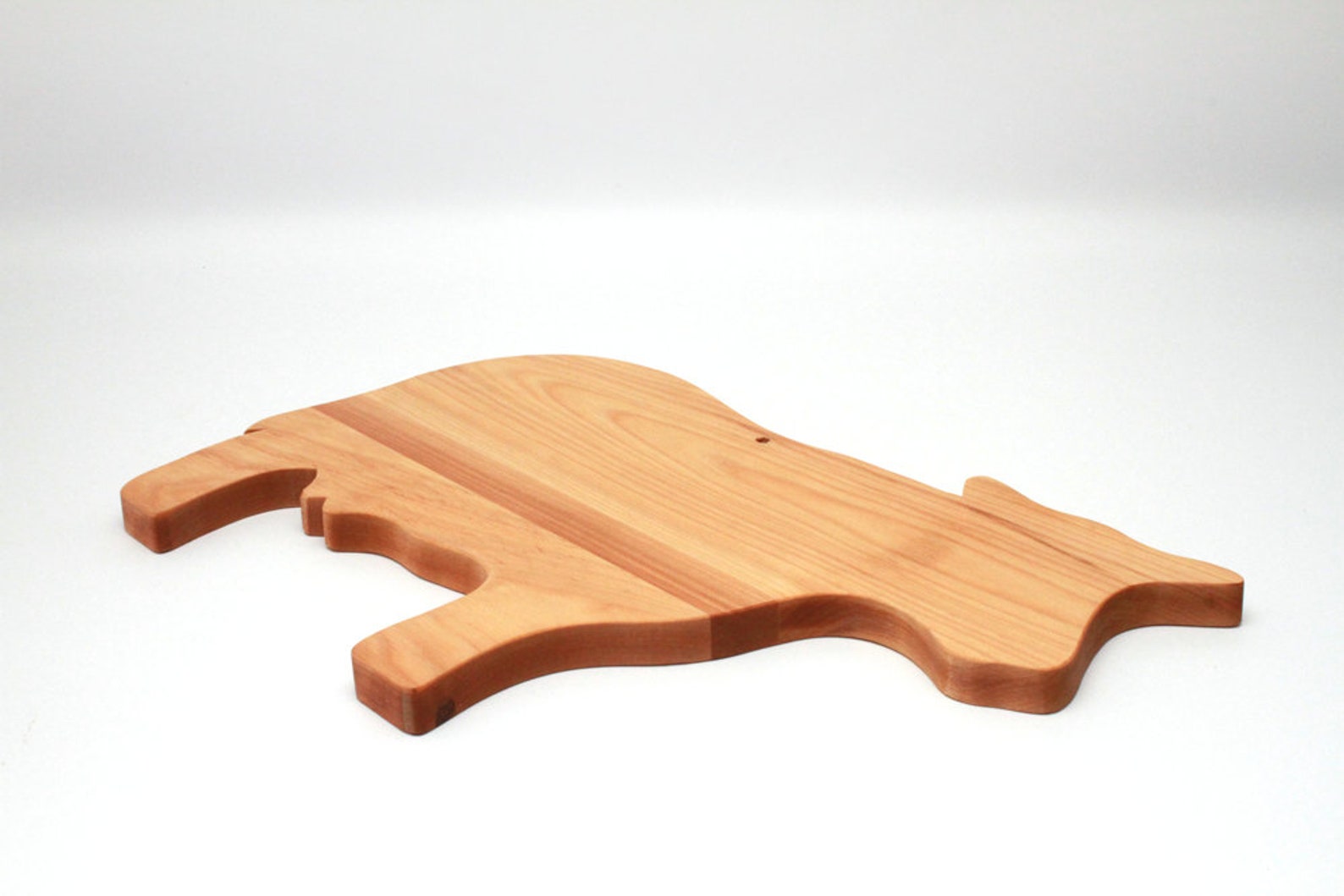 Cow Shaped Cutting Board, Hardwood Serving Tray, Dairy Cow Shape, Farm ...