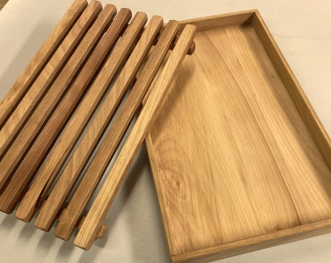 Hardwood Bread Slicing Tray With Crumb Catcher - Etsy