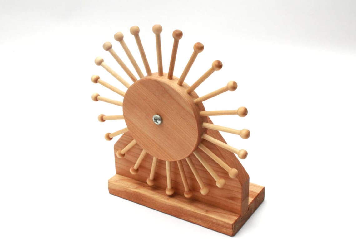 Handmade Hardwood Revolving Tie/necklace/mask Rack Space - Etsy