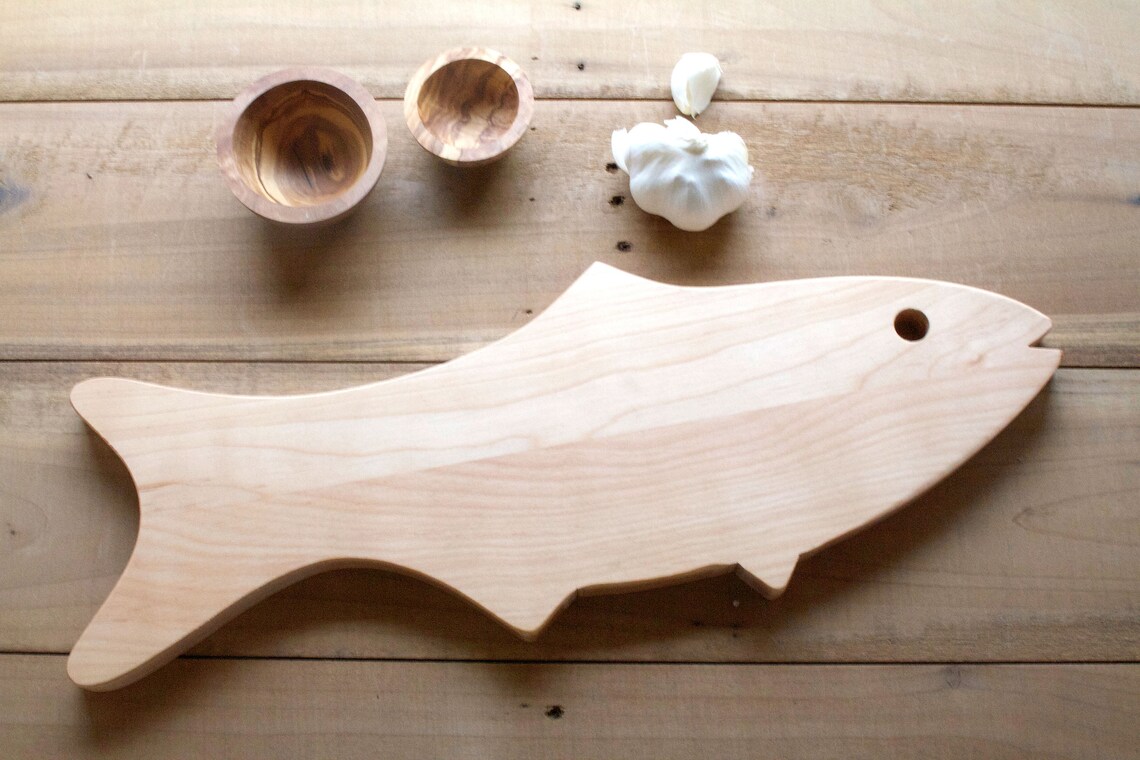 Fish Shaped Cutting and Serving Board Fish Charcuterie Board - Etsy UK