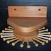 Handmade Hardwood Revolving Tie/necklace/mask Rack Space Saving Closet ...