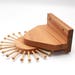 Handmade Hardwood Revolving Tie/necklace/mask Rack Space Saving Closet ...