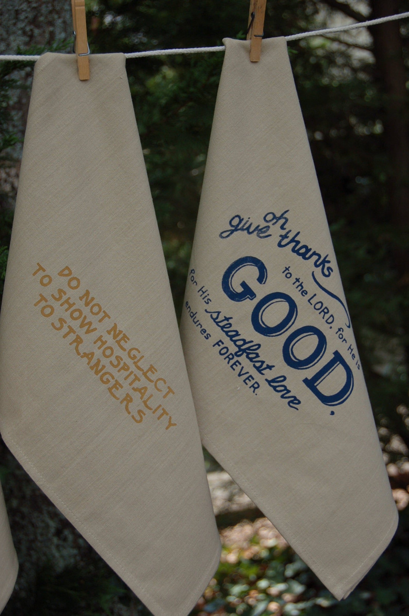 Scripture Kitchen Towels - Etsy